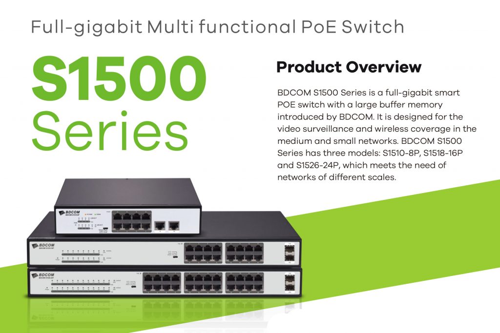 BDCOM PoE Switches - Product Overview - GS Global Security